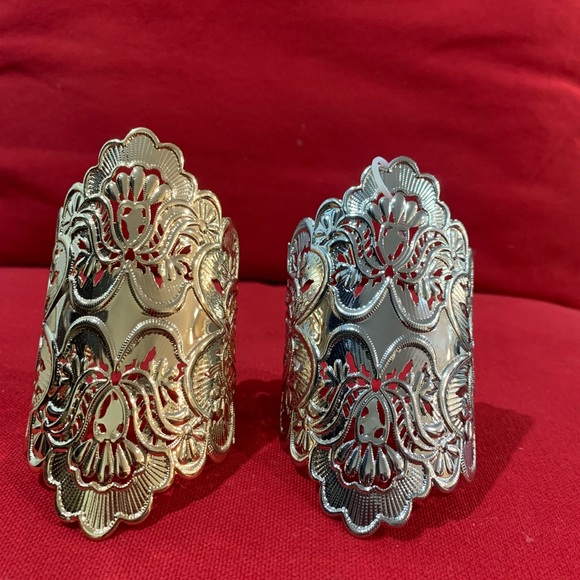 Jewelry | New Scroll Cuff Bracelet Bundle | Poshmark
